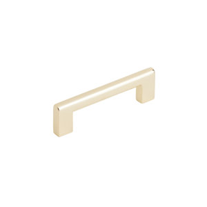Emtek Trail Cabinet Pull 4" Center-to-Center, Unlacquered Brass | Wayfair